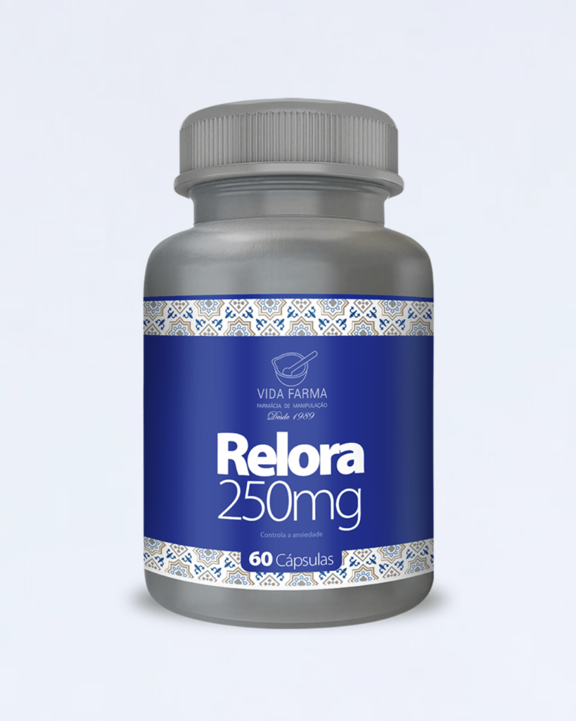 Relora 250mg 60 Cápsulas – Vida Farma SP